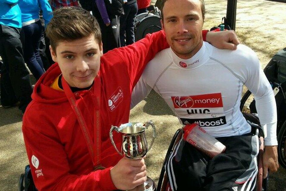 London Marathon: Belfast teenager Jack Agnew wins Mini Wheelchair ...