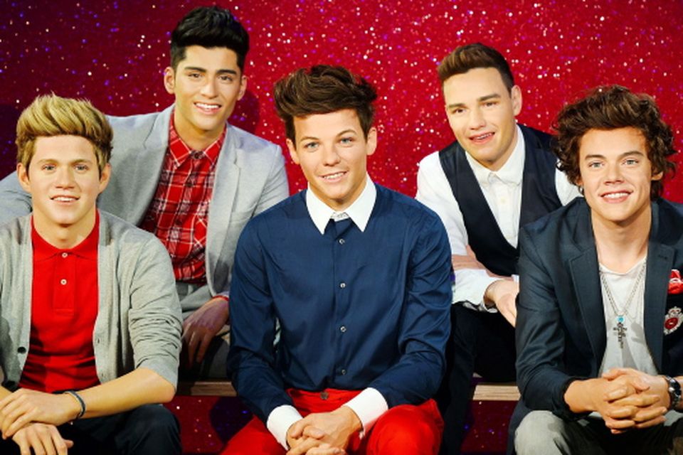 One Direction waxworks unveiled to fans at Madame Tussauds, London ...