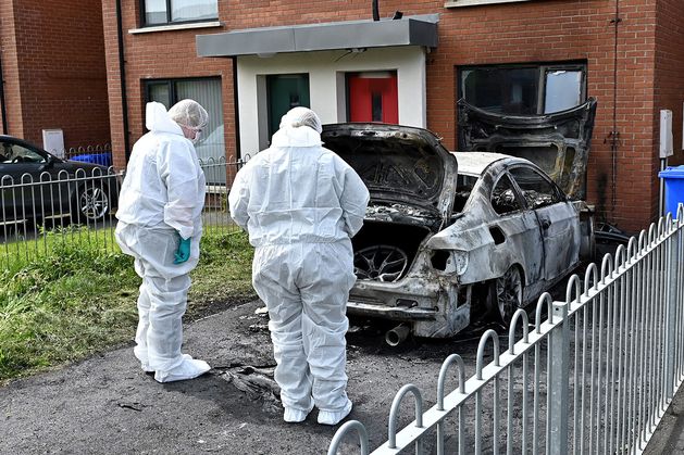 Newtownards: PSNI investigating car fire as arson after nearby home ...