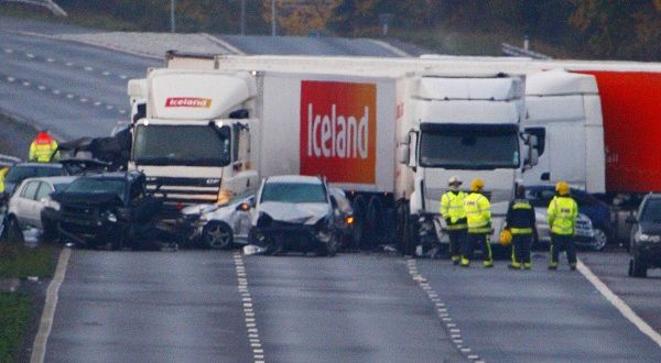 Firework safety call over M5 crash | BelfastTelegraph.co.uk