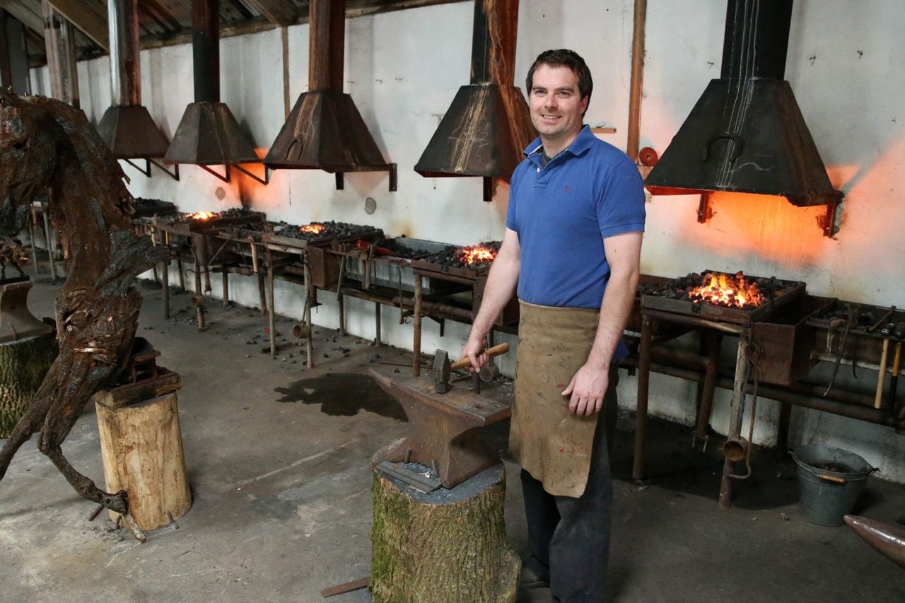 How metal sculptor Eamonn is forging ahead to revive blacksmithing in ...
