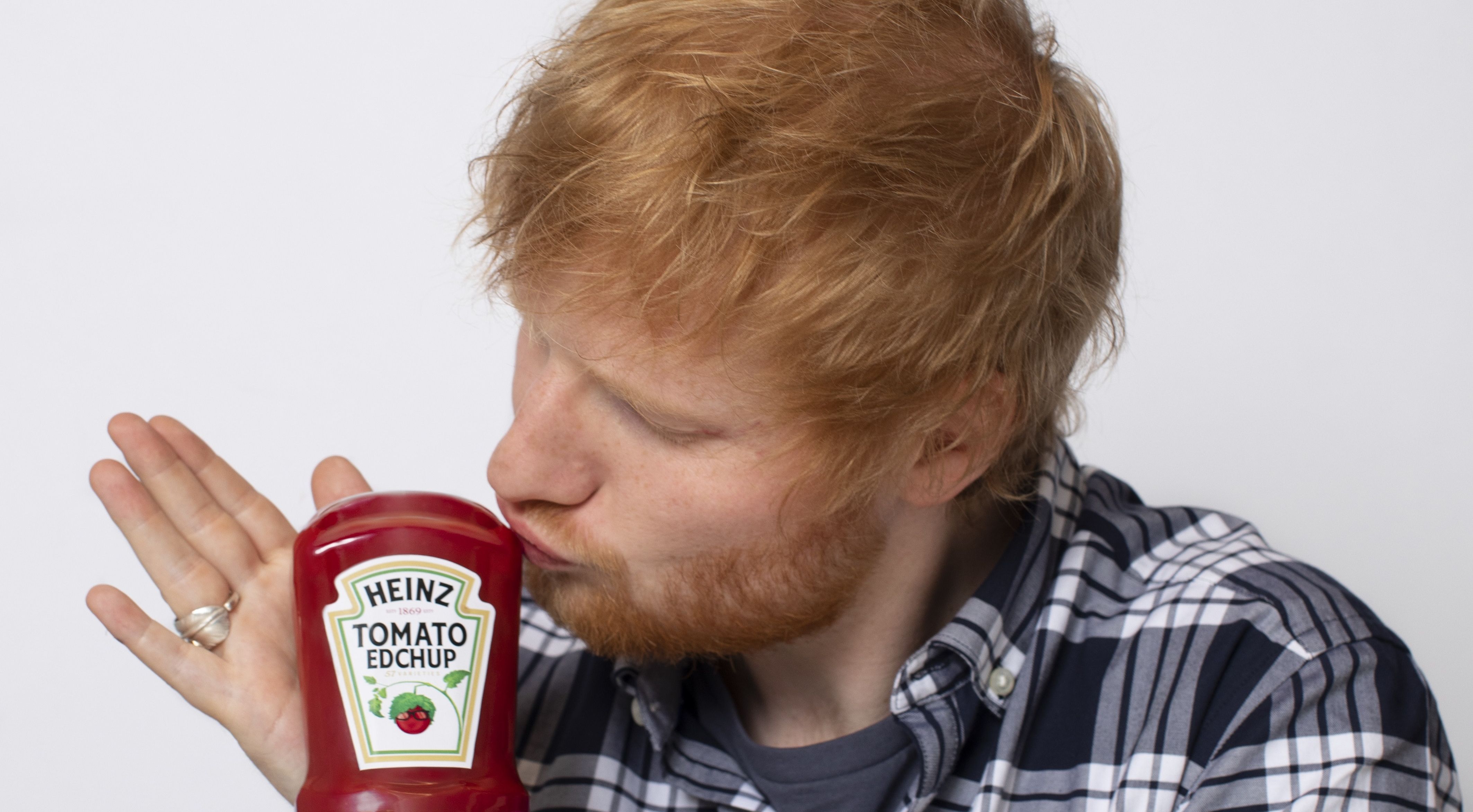 Heinz releases special Ed Sheeran-themed bottles of tomato ketchup ...