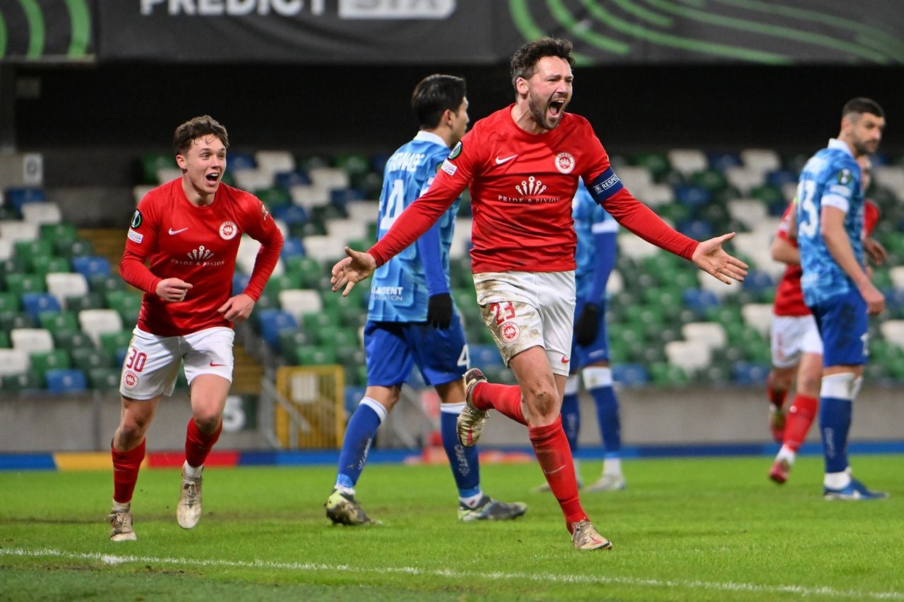Conference League: Larne hero Tomas Cosgrove: My partner’s father had a ...