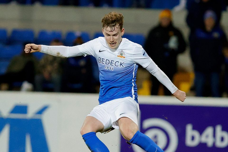 Peter Campbell inspired Glenavon stun Crusaders to win six-goal ...