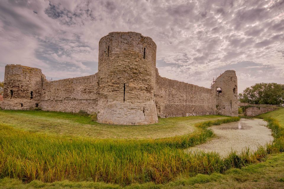 Hidden features of Pevensey Castle uncovered after conservation work ...