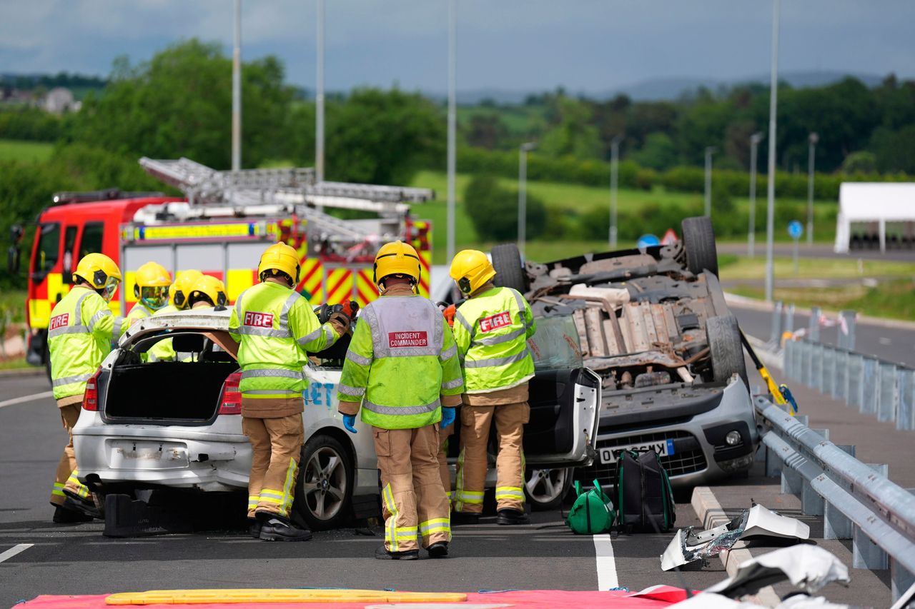 Northern Ireland Fire and Rescue Service training college opens outside ...