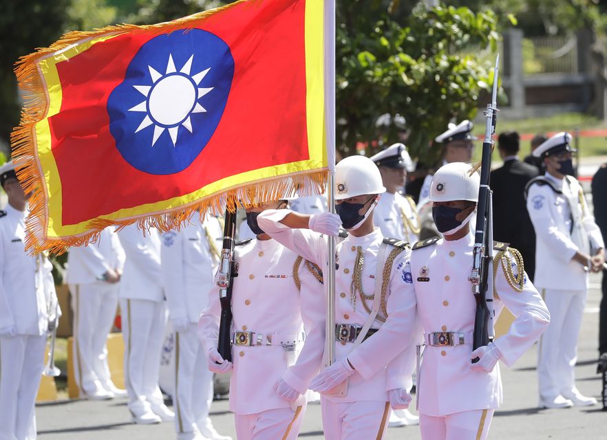 Taiwan’s president sees navy ship commissioned amid tensions with China ...