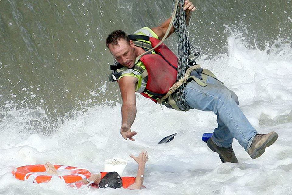 Captured: Construction worker rescues drowning woman | BelfastTelegraph ...