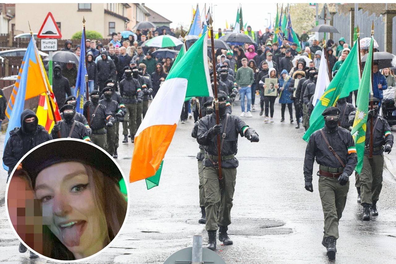 Clodagh Byrne: Twelfth flasher goes topless after New IRA parade in ...