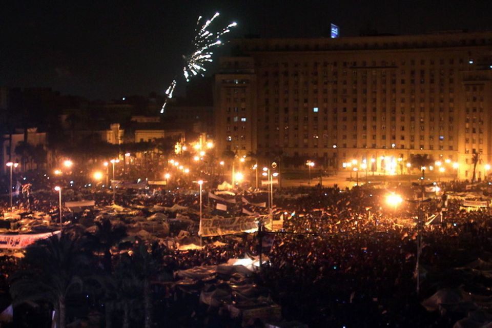 Protesters celebrate as Mubarak steps down | BelfastTelegraph.co.uk