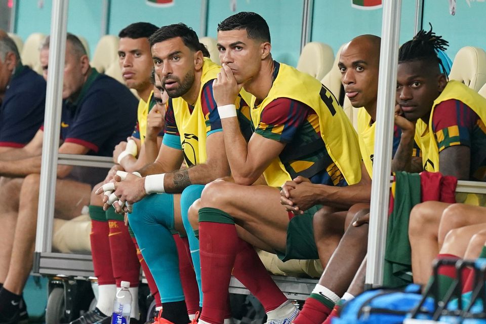 Cristiano Ronaldo dropped to Portugal bench for World Cup clash with ...