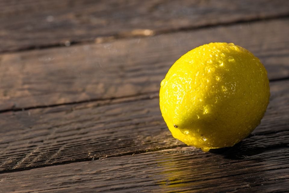 Just a video of a huge lemon rolling slowly down a hill ...