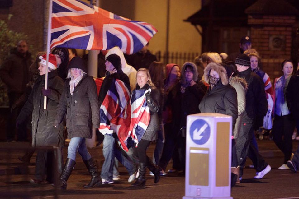 Belfast flag protests: We won't stop until the flag is back ...