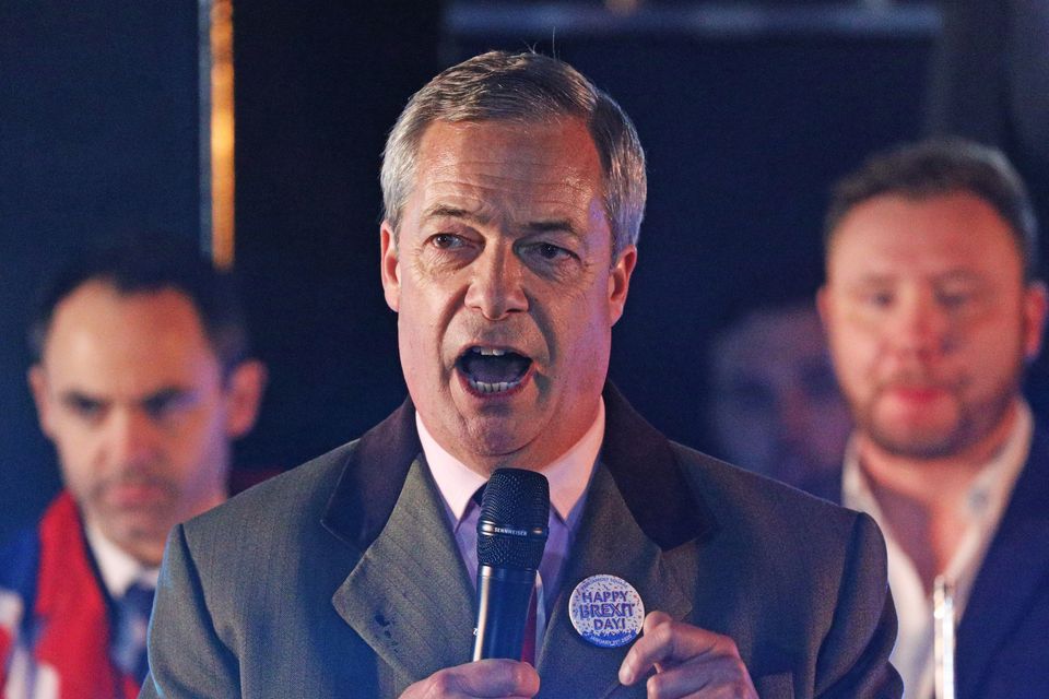 Brexit is Britain’s greatest modern moment, Nigel Farage tells cheering ...