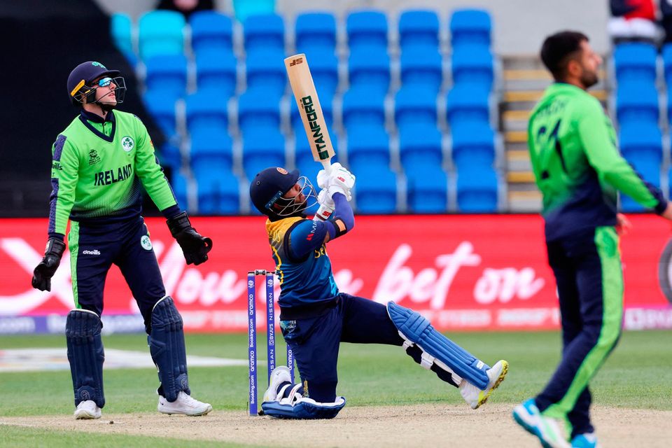 Sri Lanka beat Ireland in Hobart with five overs to spare ...