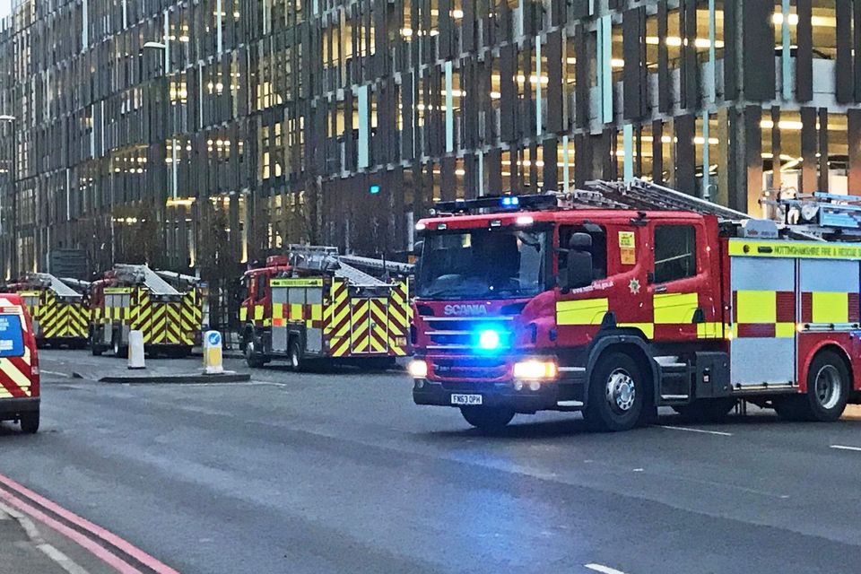 Football fans face travel disruption after major fire at Nottingham ...