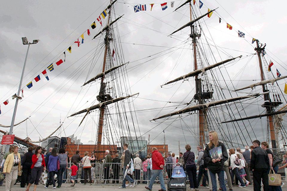 Tall Ships: On the gangplank walked by Brando and Captain Jack ...