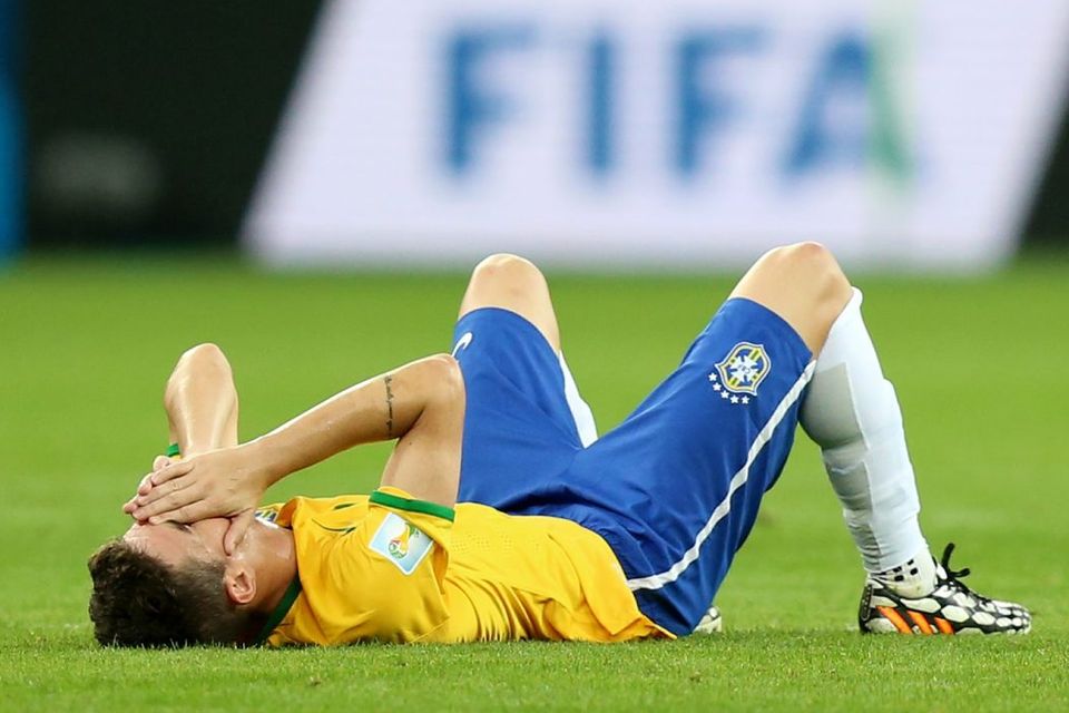 David Luiz Crying World Cup