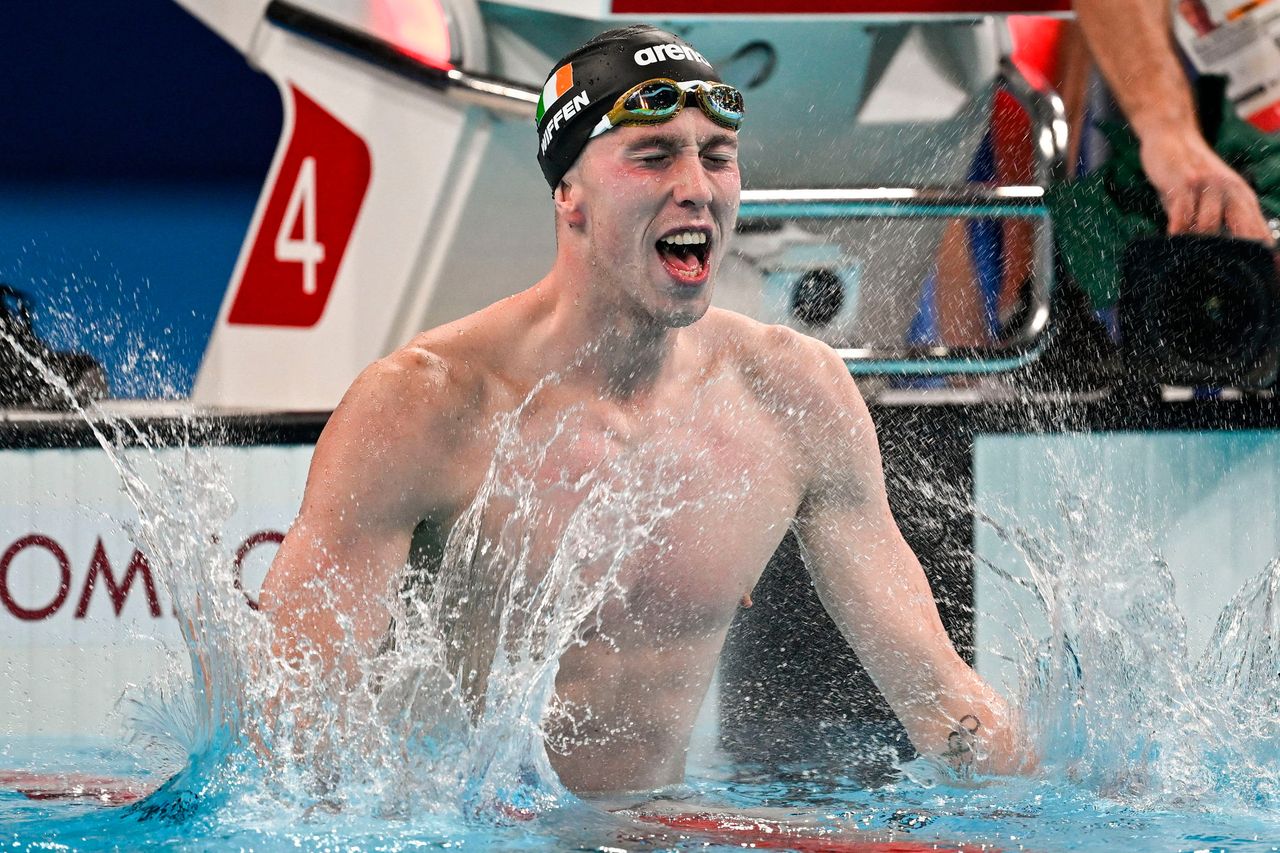 Paris Olympics 2024: Daniel Wiffen wins 800m Freestyle gold as Ireland ...