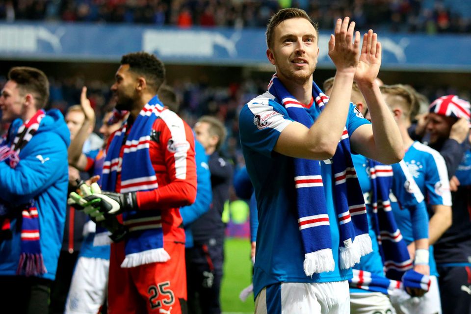 Frampton and Gillespie Twitter storm over praise for Rangers promotion ...