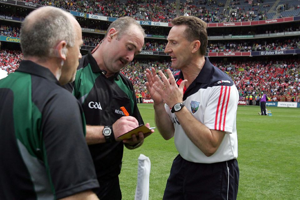 In Pictures: Fury as fans attack Ulster GAA referee after Meath beat ...