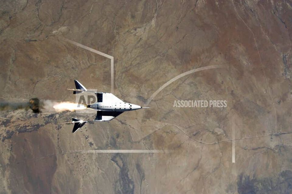 Virgin Galactic sends manned shuttle to fringe of space ...