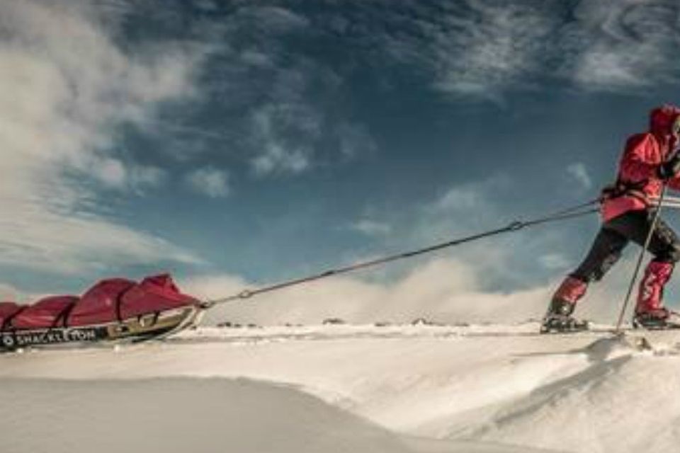 Army captain becomes first Briton to cross Antarctica solo ...