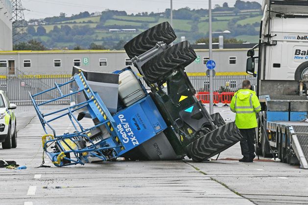 Man taken to hospital following incident with cherry picker close to ...