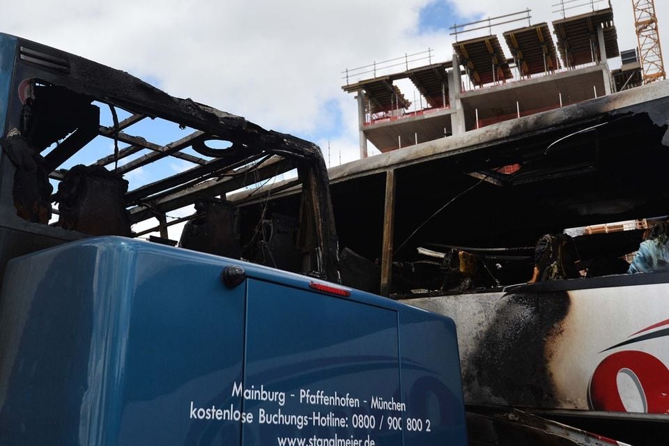 Belfast car park fire: Two buses destroyed in ‘alarming incident ...