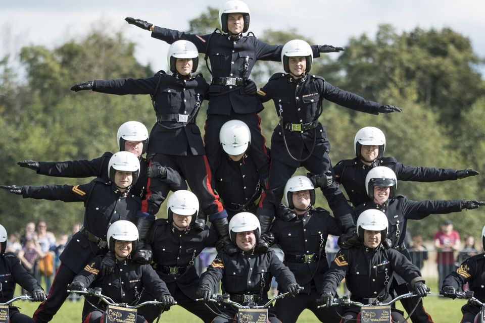 In pictures: Army motorcycle display team hang up their White Helmets ...