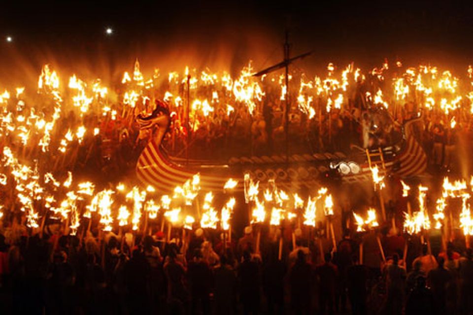 In Pictures: Vikings return to Shetland for Up Helly Aa fire festival ...