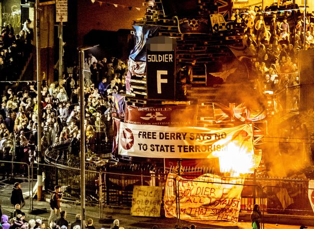 Appeal from across the divide to end flag burning on bonfires ...