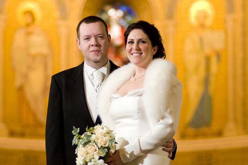 Karen Boyle Wedding VIDEO: Happy Pipers Entertain On Their Big Day