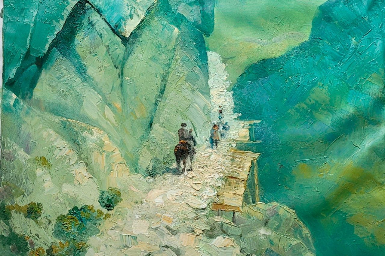 Angelina Jolie snaps up two paintings by Afghan artist Noor Arzhang ...