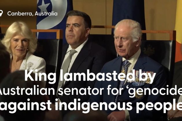 King lambasted by Australian senator for ‘genocide’ against indigenous ...