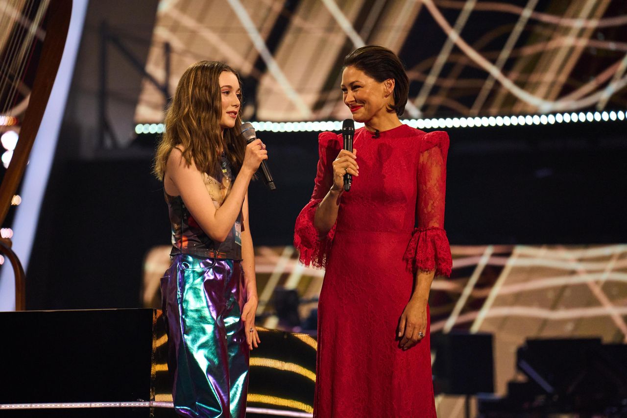 Niamh Noade: Newry harpist on ITV show The Voice Kids says there's ...
