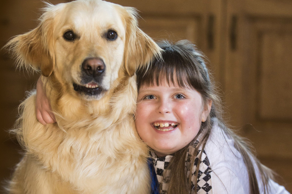 Dogs charity that helped change little Rebecca Barker's life shares in ...