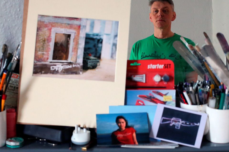 Artist Tadhg McGrath has designs on Troubles with models ...