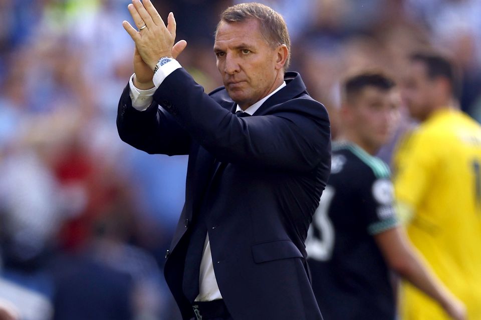 Under-pressure Brendan Rodgers defends Leicester players arguing on the ...